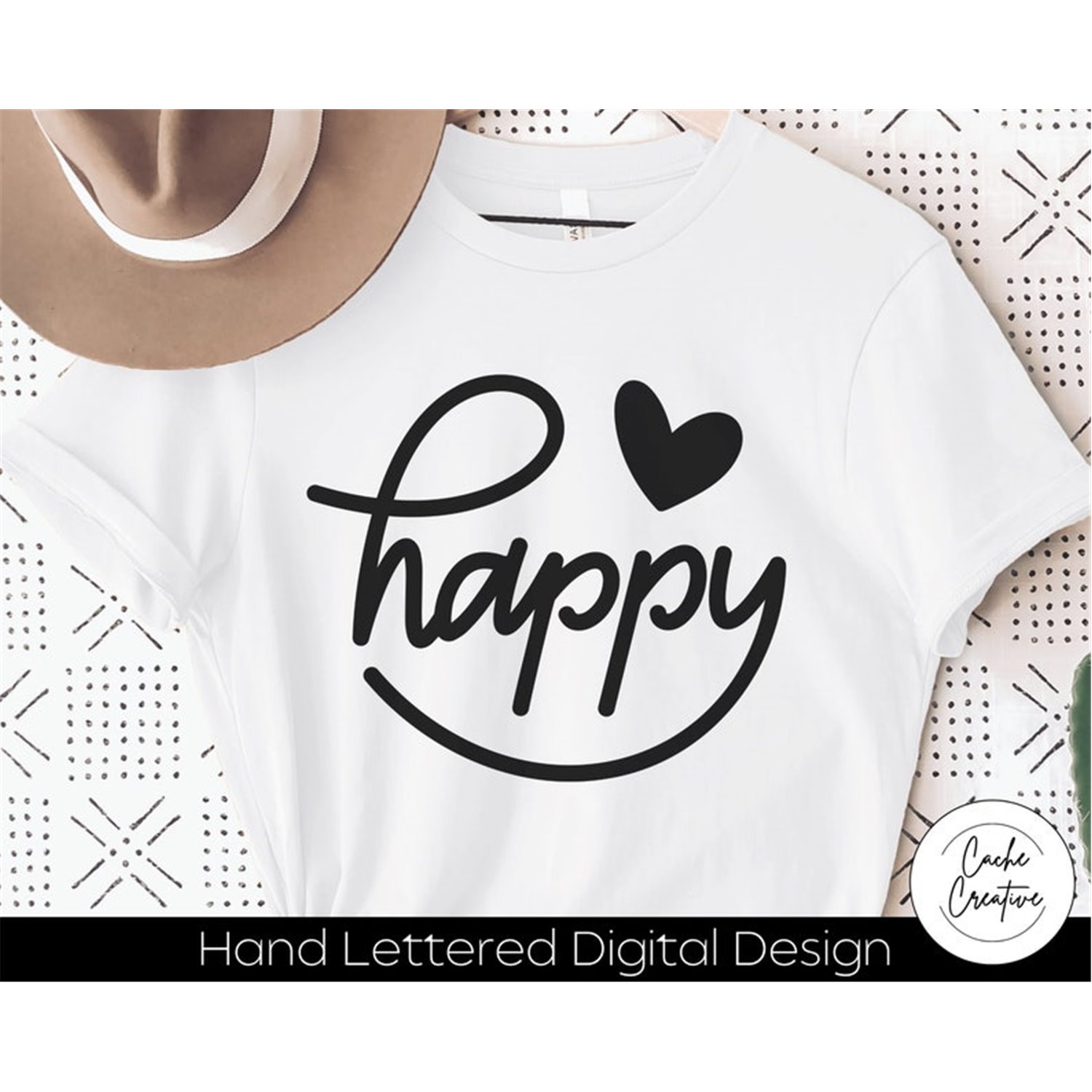 Happy Smiley Face SVG INSTANT DOWNLOAD dxf, svg, eps, png, j - Inspire ...