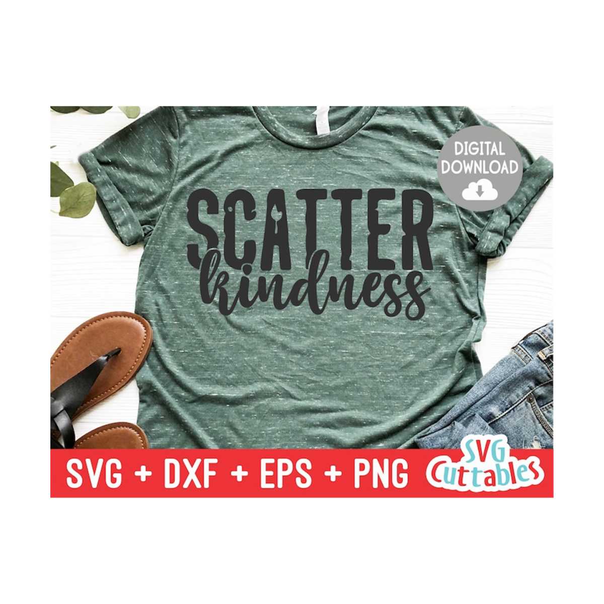 Scatter Kindness svg - Kindness Cut File - Kind - svg - dxf - Inspire ...
