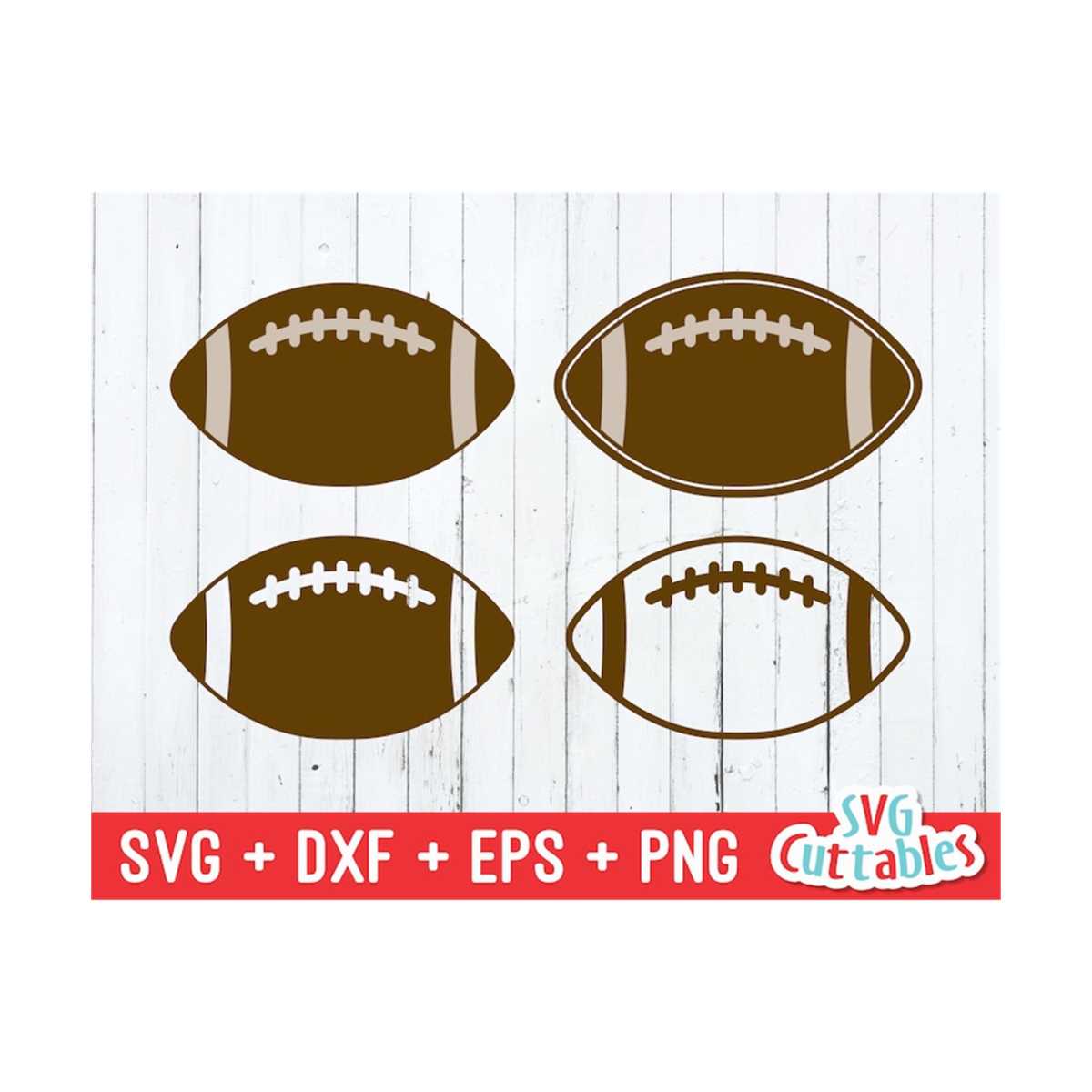Football svg, football, dxf, eps, football cut file, contour | Inspire ...