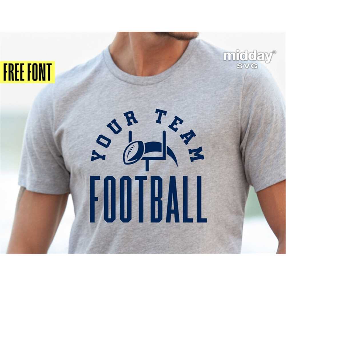 Football Team Template Svg, Png Dxf Eps, Your Team Shirt, Gl - Inspire ...