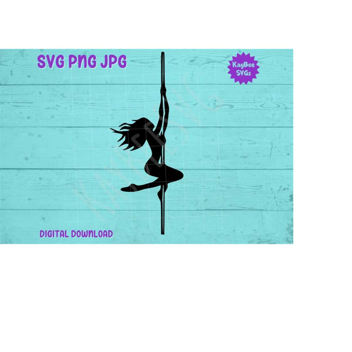 Pole Dancer SVG PNG JPG Clipart Digital Cut File Download fo | Inspire ...