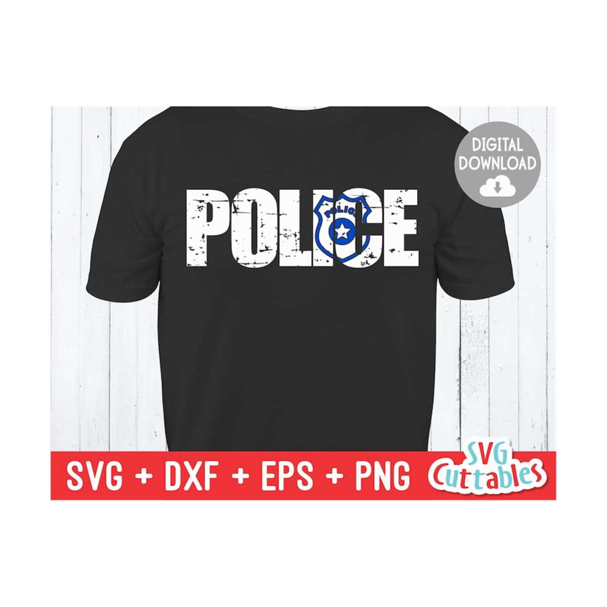 Police svg - Police Cut File - svg - dxf - eps - png - Distr | Inspire ...