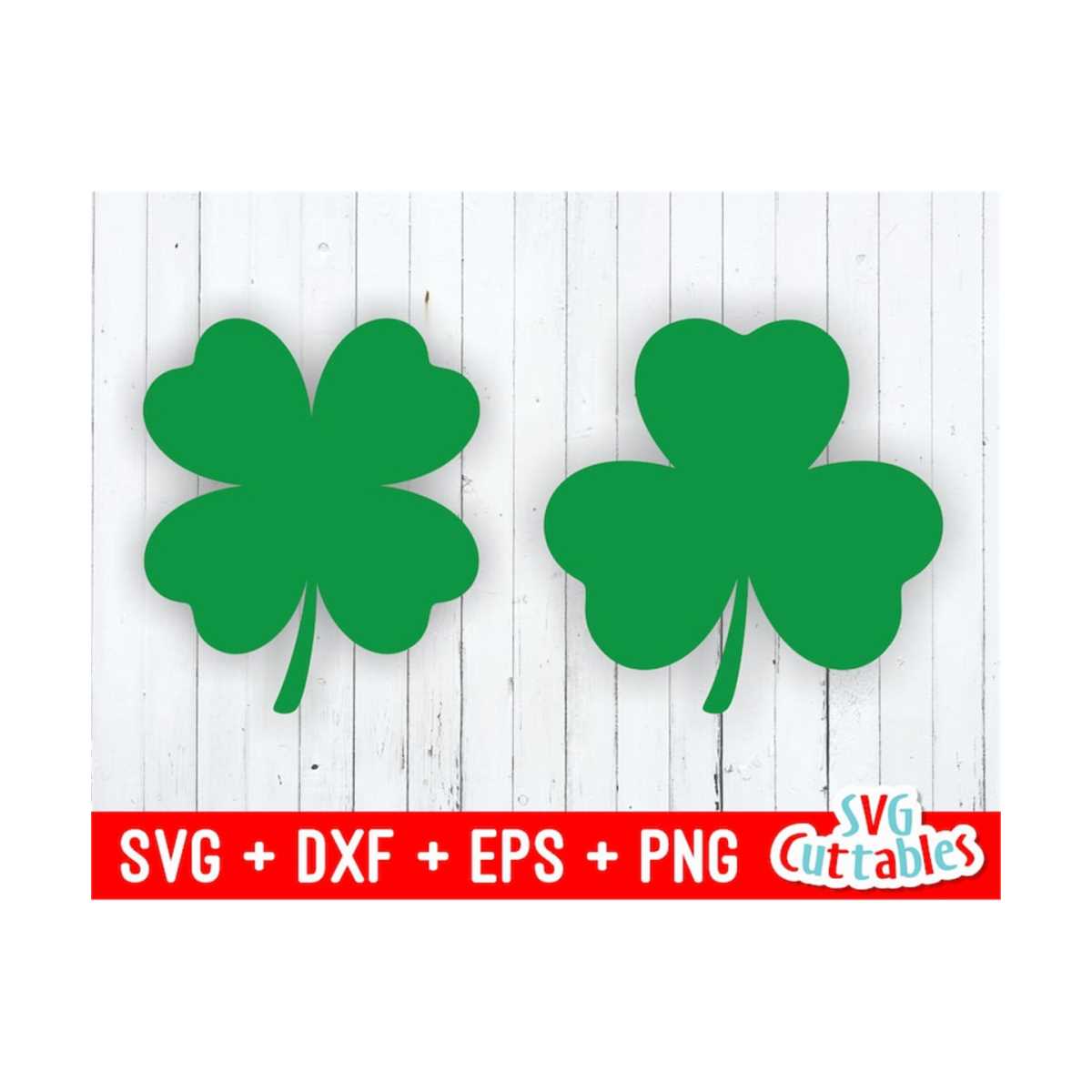 Shamrock svg - Clover - Cut File - Four Leaf Clover - Three | Inspire ...