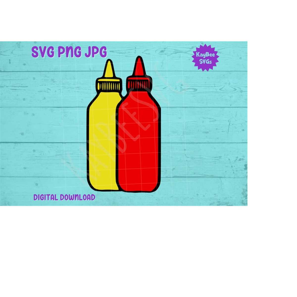 mustard bottle svg - Inspire Uplift