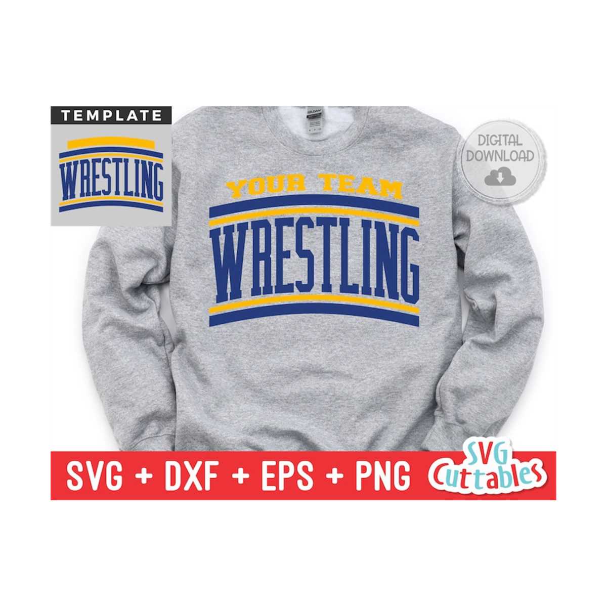 Wrestling svg - Wrestling Template 0019 - svg - eps - dxf - - Inspire ...