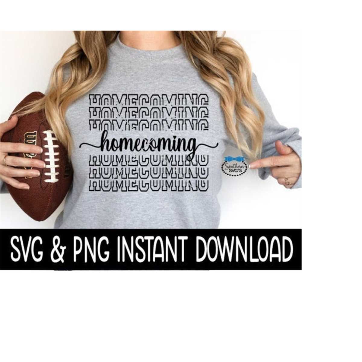 Homecoming SVG, Homecoming PNG, Sweatshirt SvG File, Homecom | Inspire ...