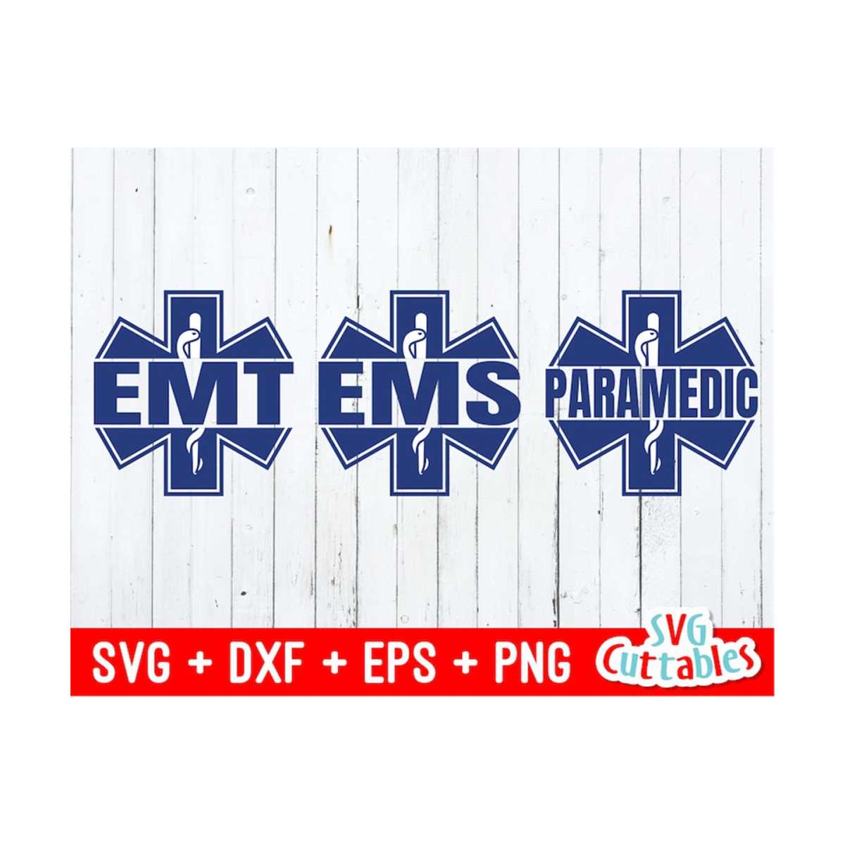 EMT svg - EMS - Paramedic - svg - eps - dxf - png - Split - - Inspire ...