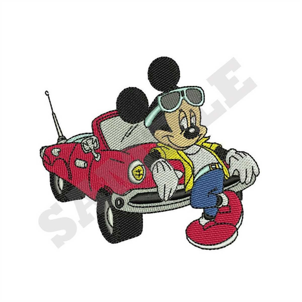 Mickey Mouse Machine Embroidery Design - Inspire Uplift