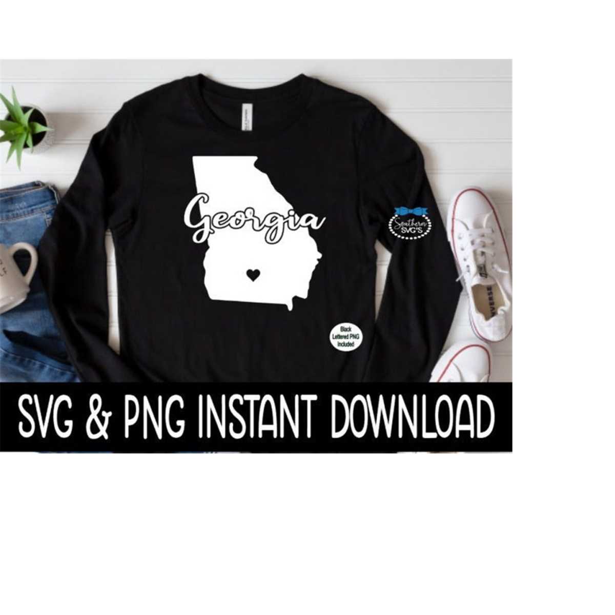 Georgia SVG, Georgia PNG, Instant Download, Cricut Cut Files | Inspire ...