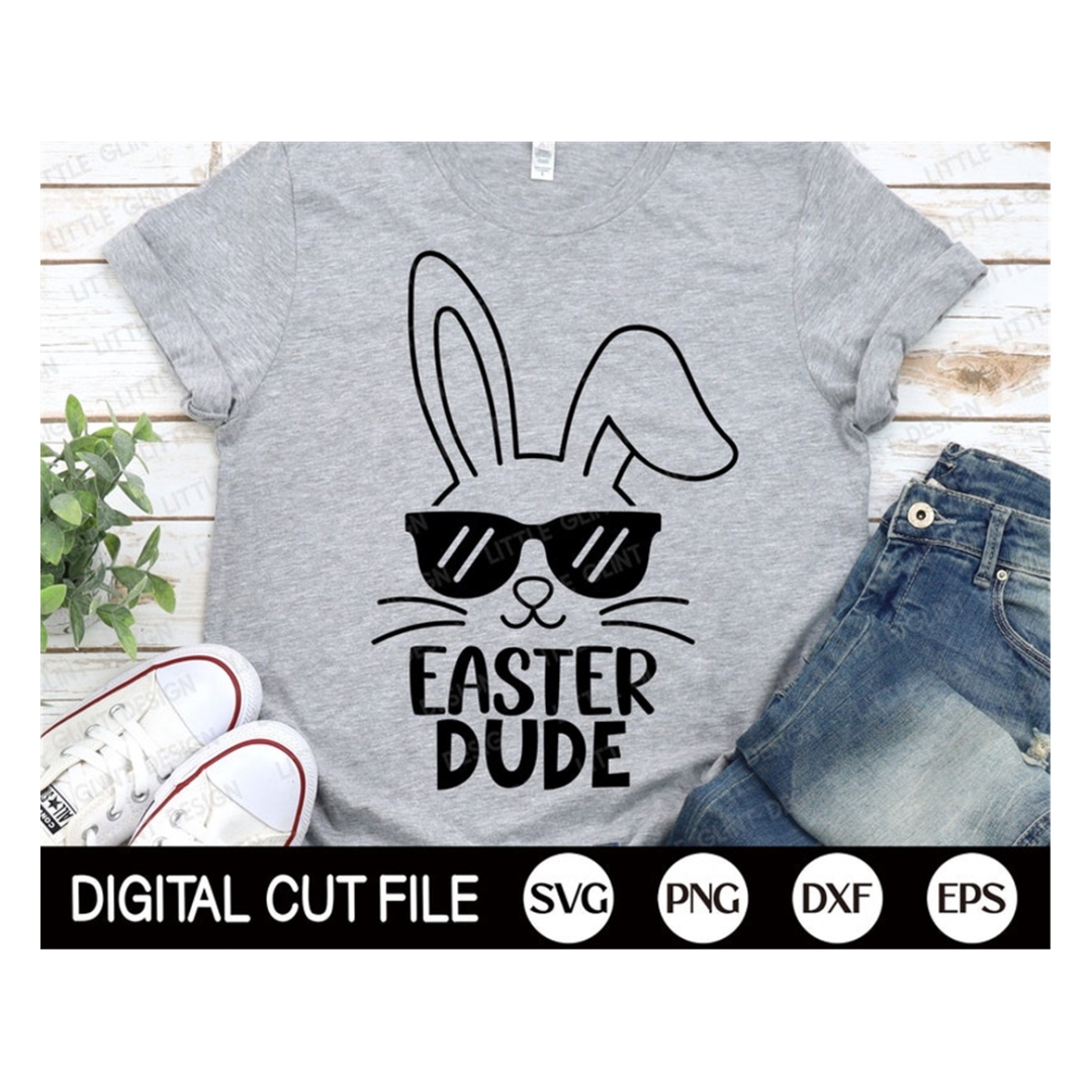 Easter Dude Svg, Easter SVG, Easter Bunny Svg, Bunny Ears Sv | Inspire Uplift