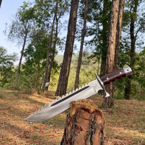 17"Custom Handmade D2 Tool Steel Heavy Duty Survival Hunting | Inspire ...