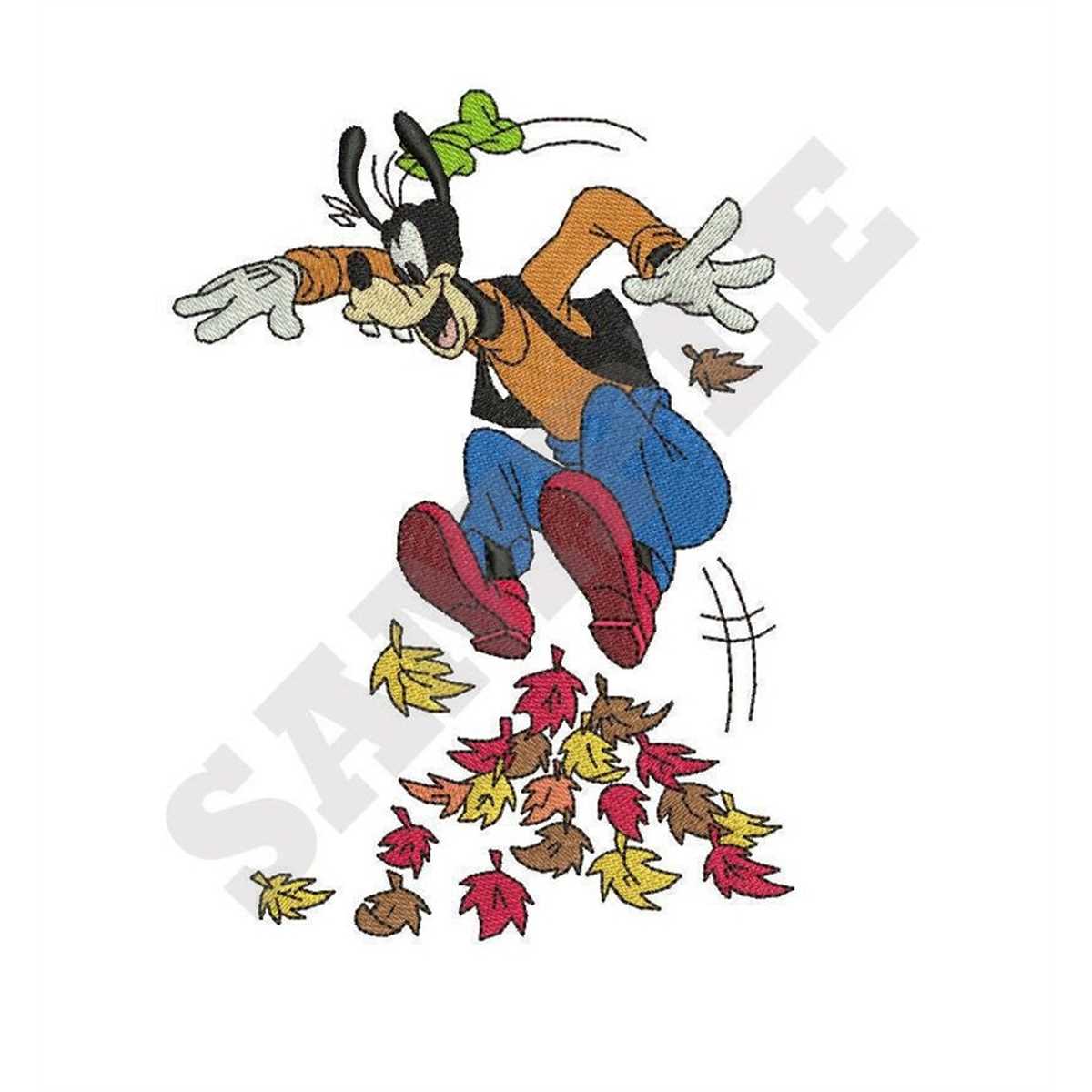 Large Goofy Machine Embroidery Design | Inspire Uplift