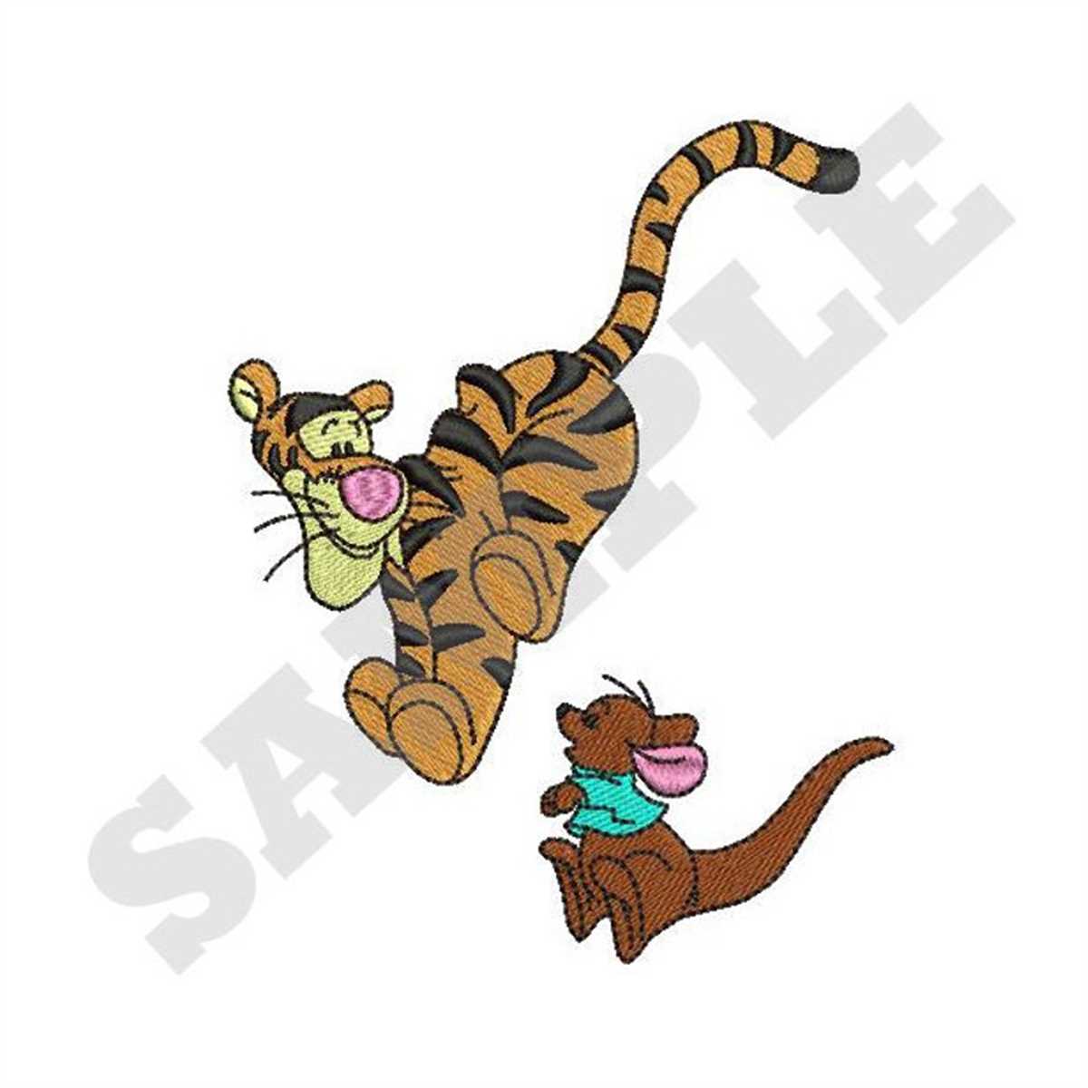 Tigger and Roo - Machine Embroidery Design | Inspire Uplift