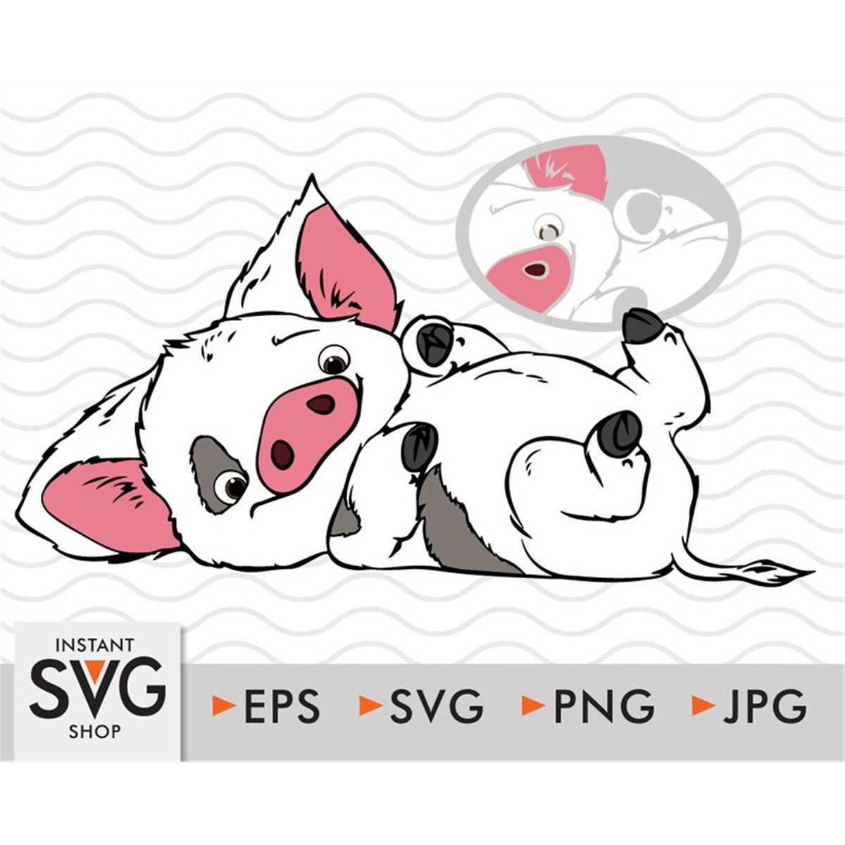 Pua SVG, svg, Silhouette Cut File, Svg File, Cricut, Cartoon - Inspire ...