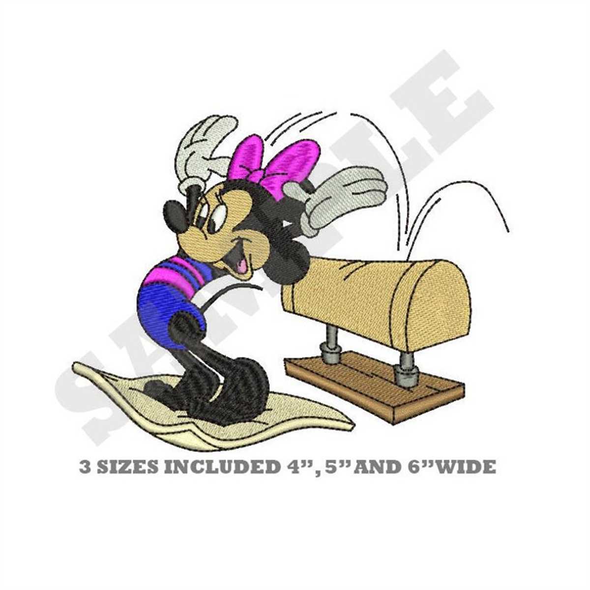 Minnie Mouse Machine Embroidery Design | Inspire Uplift