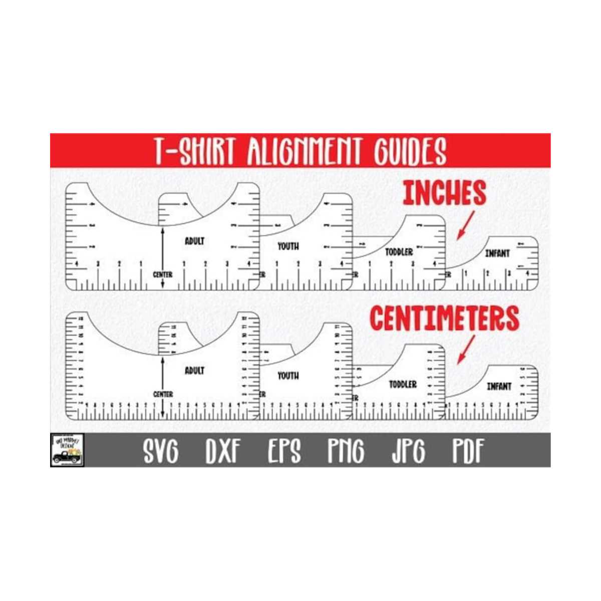 T-shirt alignment tool svg,Tshirt Ruler SVG Printable Bundle | Inspire ...