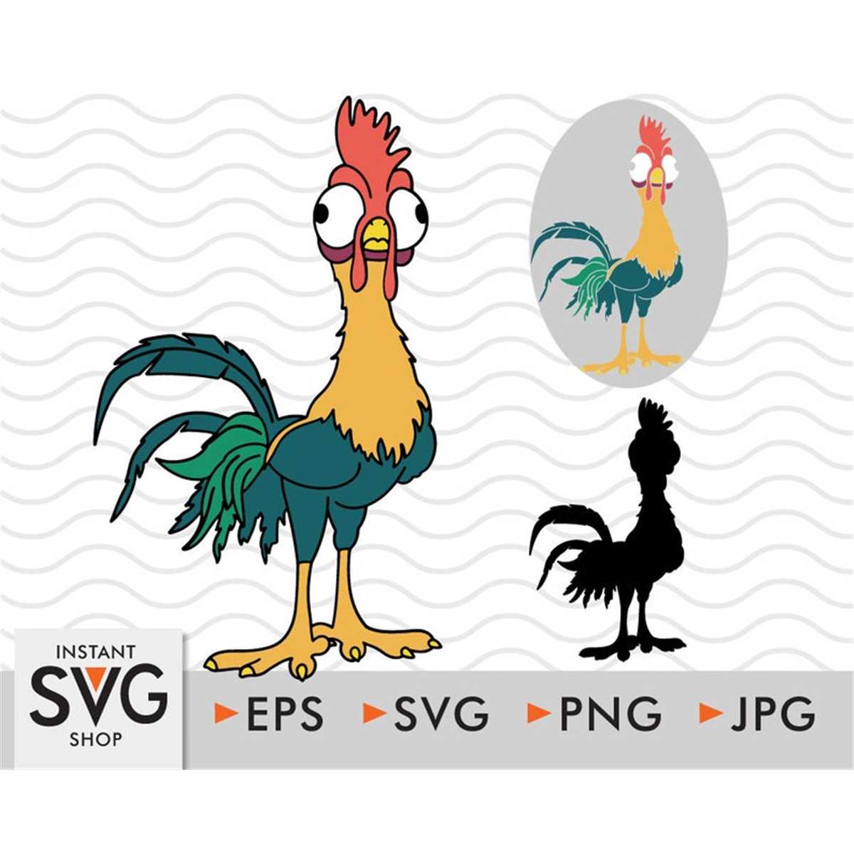 Hei Hei SVG, svg, Silhouette Cut File, Svg File, Cricut, Car - Inspire ...