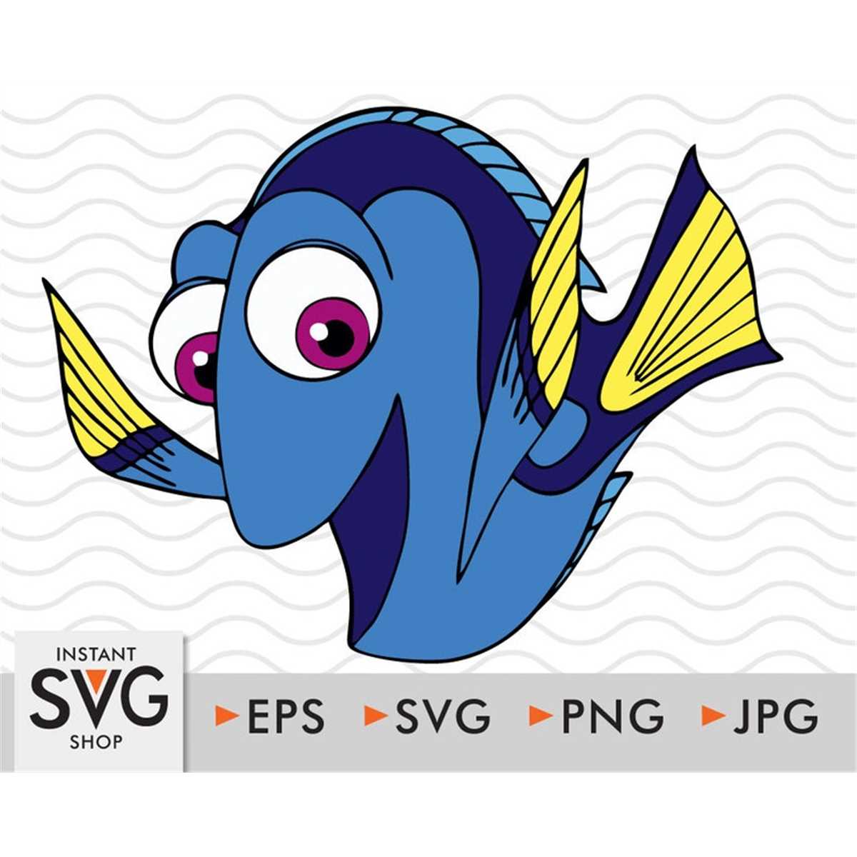 Dory SVG, svg, Cut File, Svg File, Cricut, Cartoon, baby Sho - Inspire ...