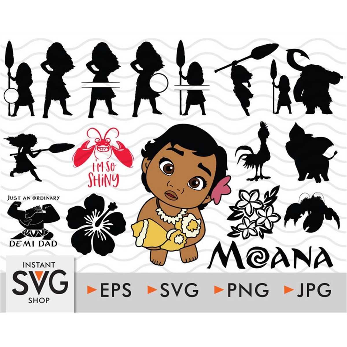 29 MOANA SVG Bundle, Maui svg Bundle, moana svg, moana, clip - Inspire ...