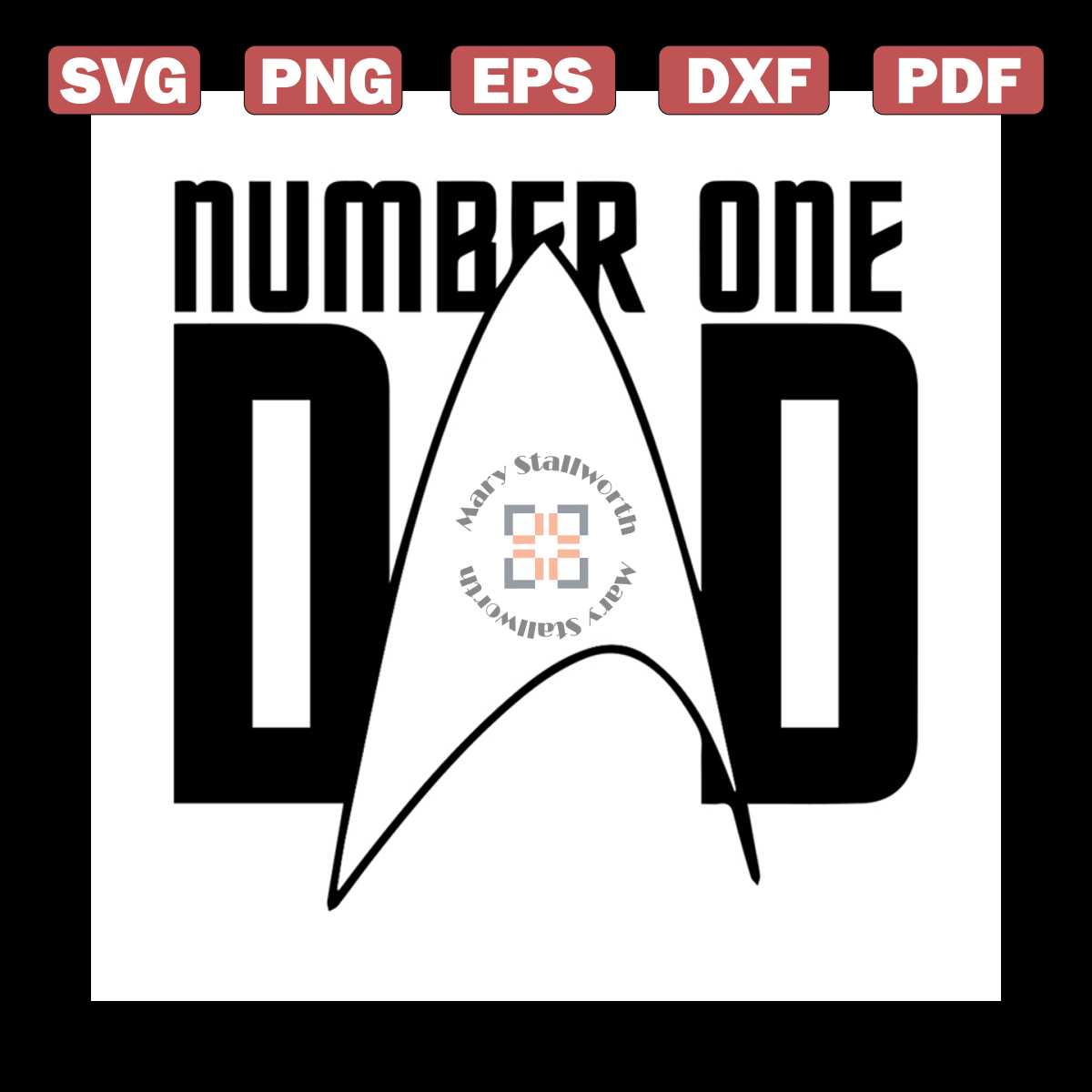 Number one dad star trek svg, Family Svg, Number one Svg, Da | Inspire ...