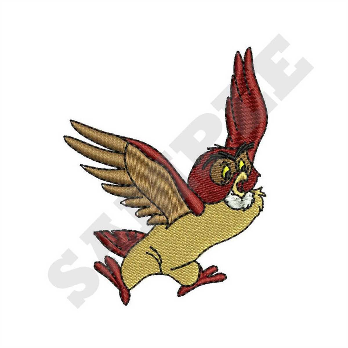 Owl Machine Embroidery Design | Inspire Uplift