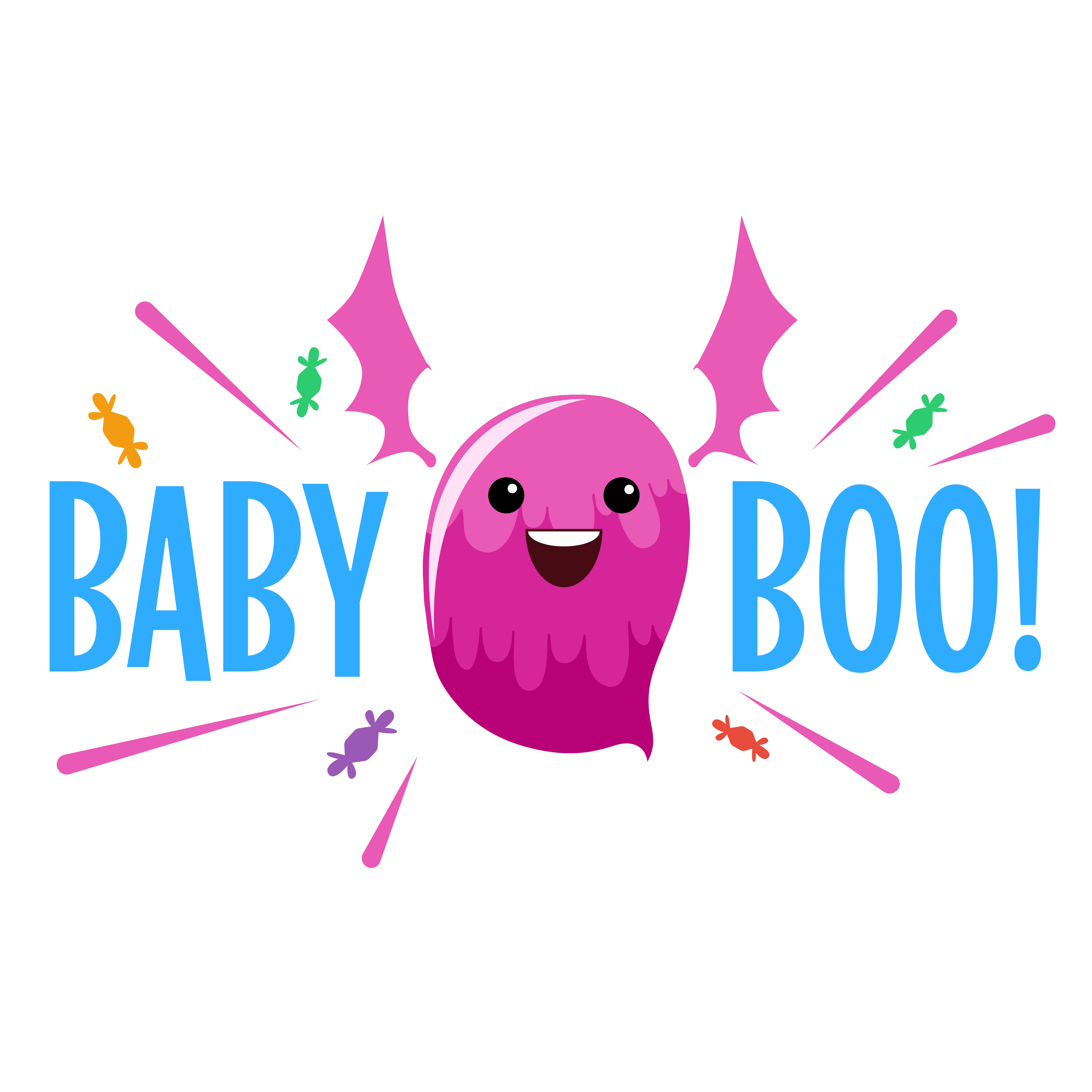 Baby Boo Svg, Halloween Svg, Halloween Sign Svg, Silhouette, | Inspire ...