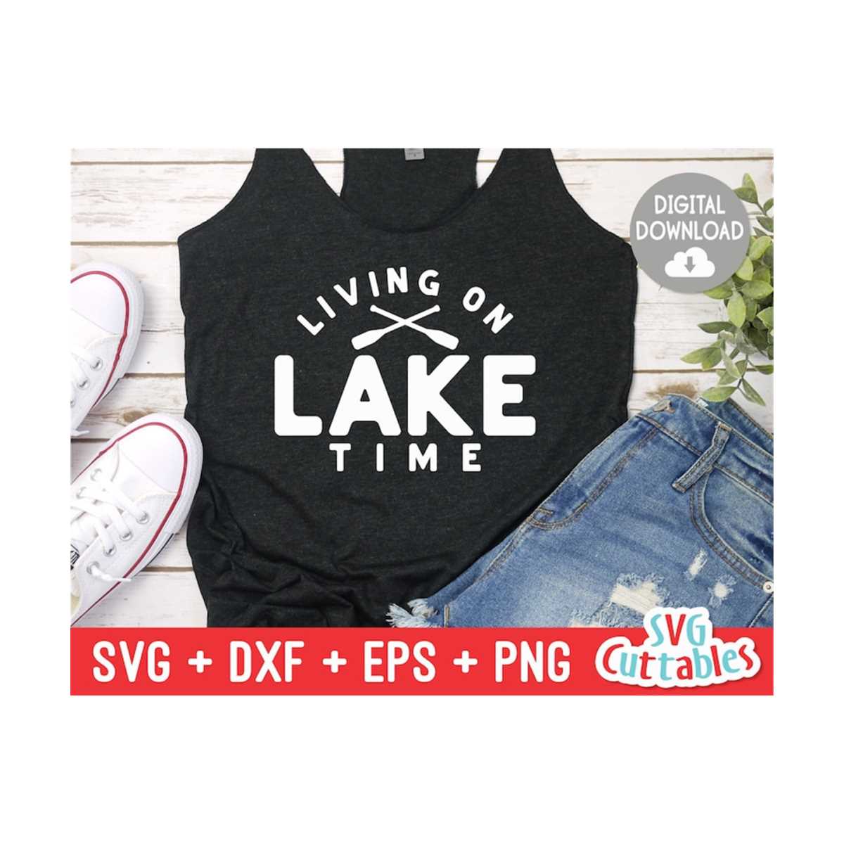 Living On Lake Time svg - Lake Cut File - svg - dxf - eps - | Inspire ...
