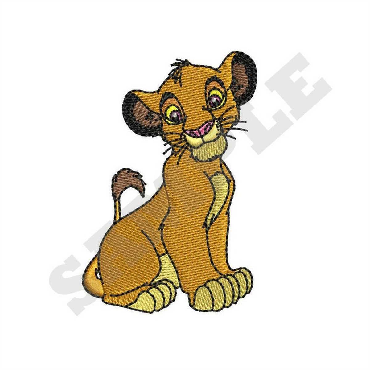 Lion King Machine Embroidery Design - Inspire Uplift