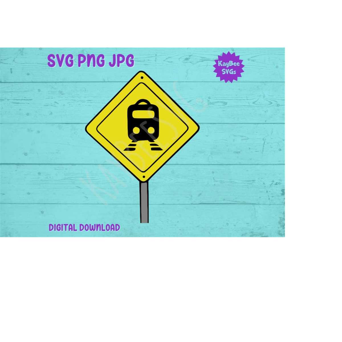 Subway Train Sign SVG PNG Jpg Clipart Digital Cut File Downl - Inspire ...