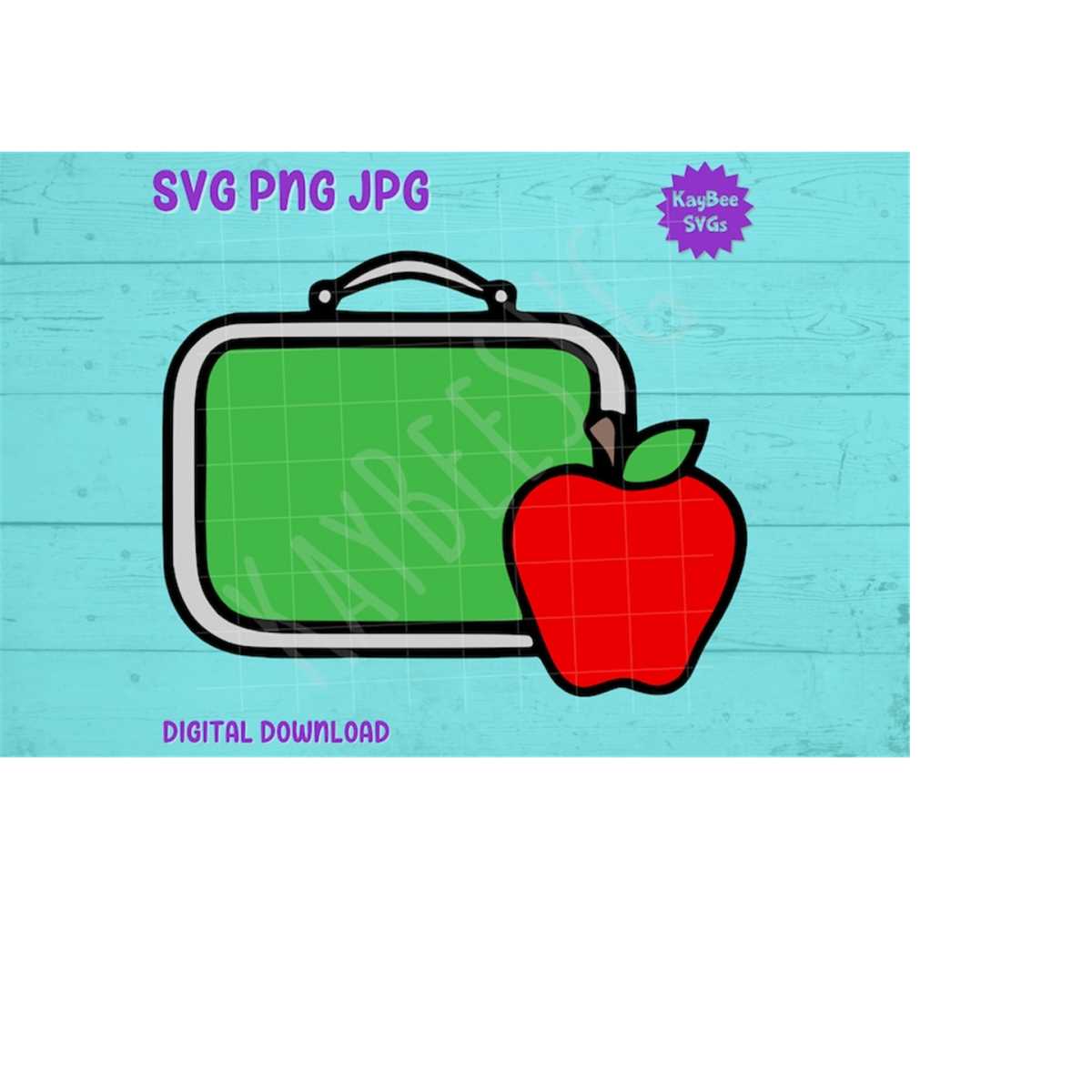 Lunch Box SVG PNG Jpg Clipart Digital Cut File Download for - Inspire ...