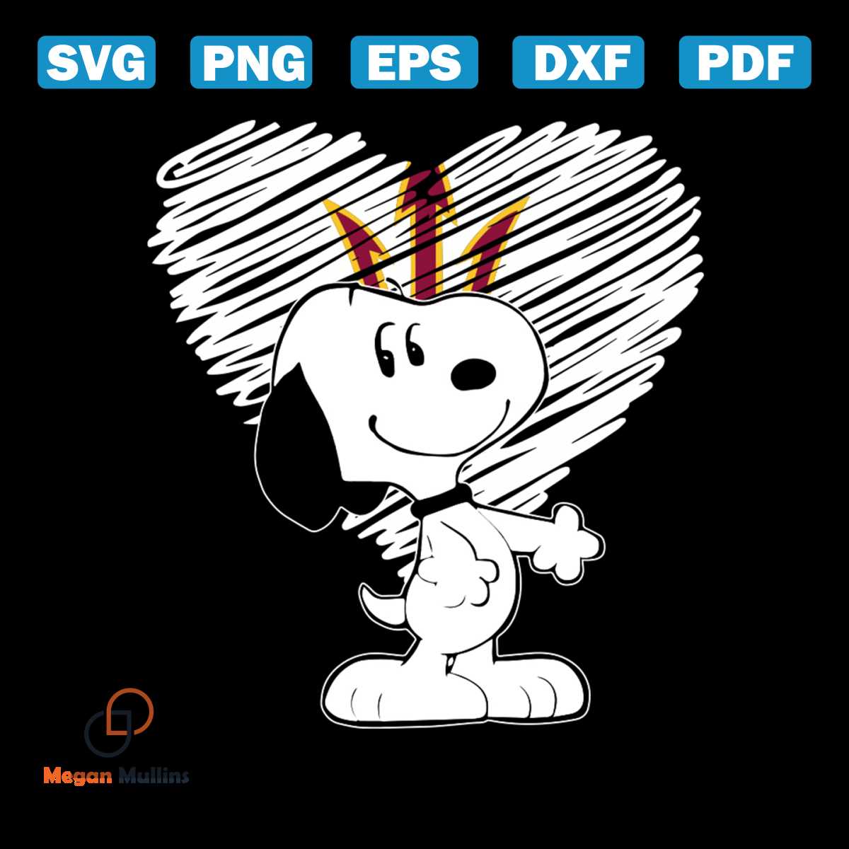 Snoopy sun devil svg | Inspire Uplift