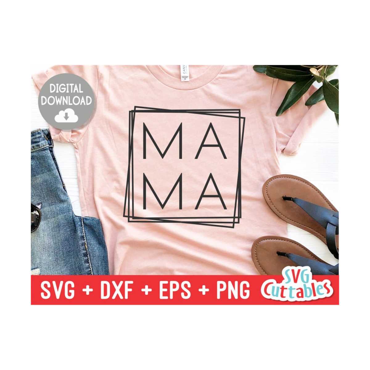 Mama svg - Mom Cut File - svg - dxf - eps - png - Mom svg - - Inspire ...