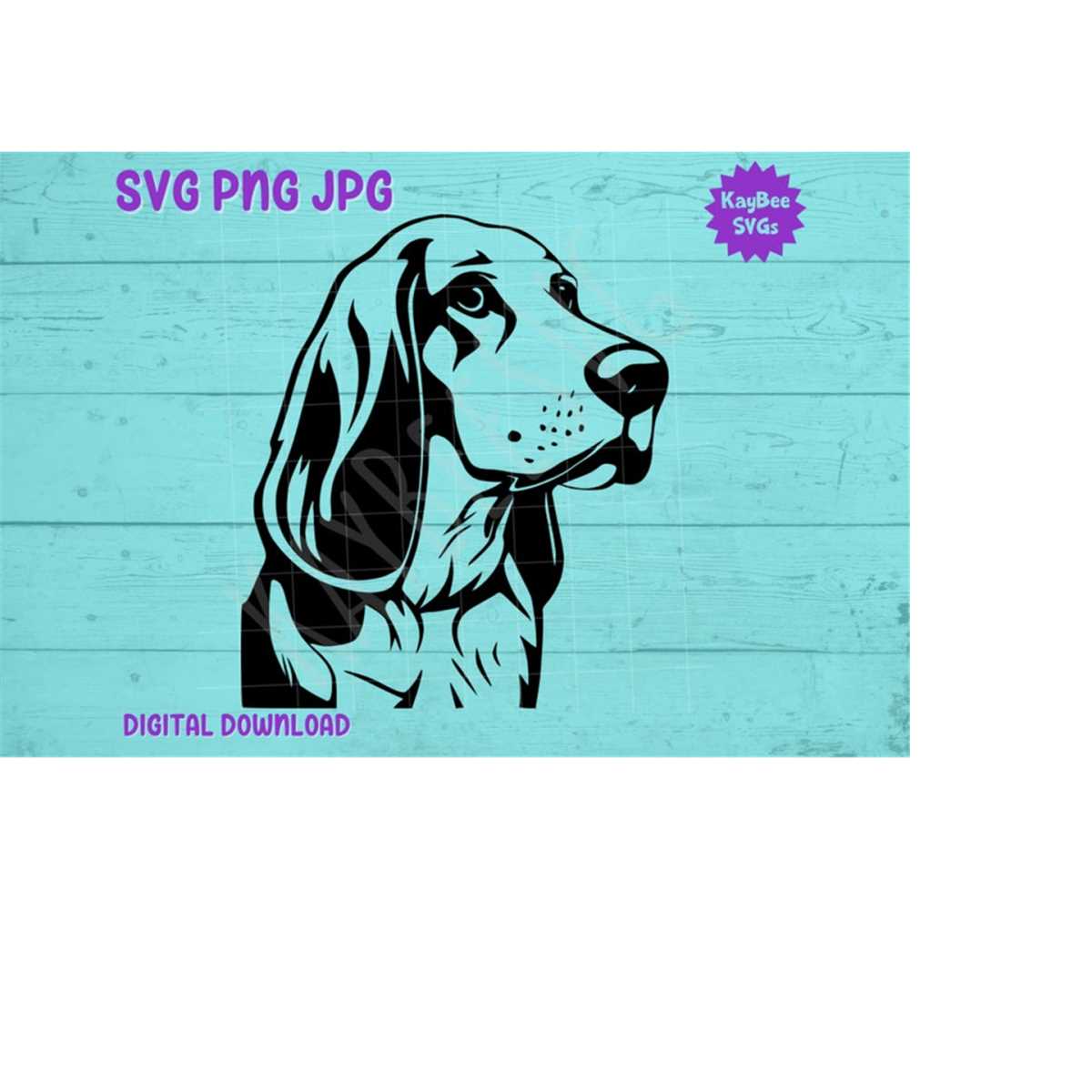 Basset Hound Dog SVG PNG JPG Clipart Digital Cut File Downlo - Inspire ...