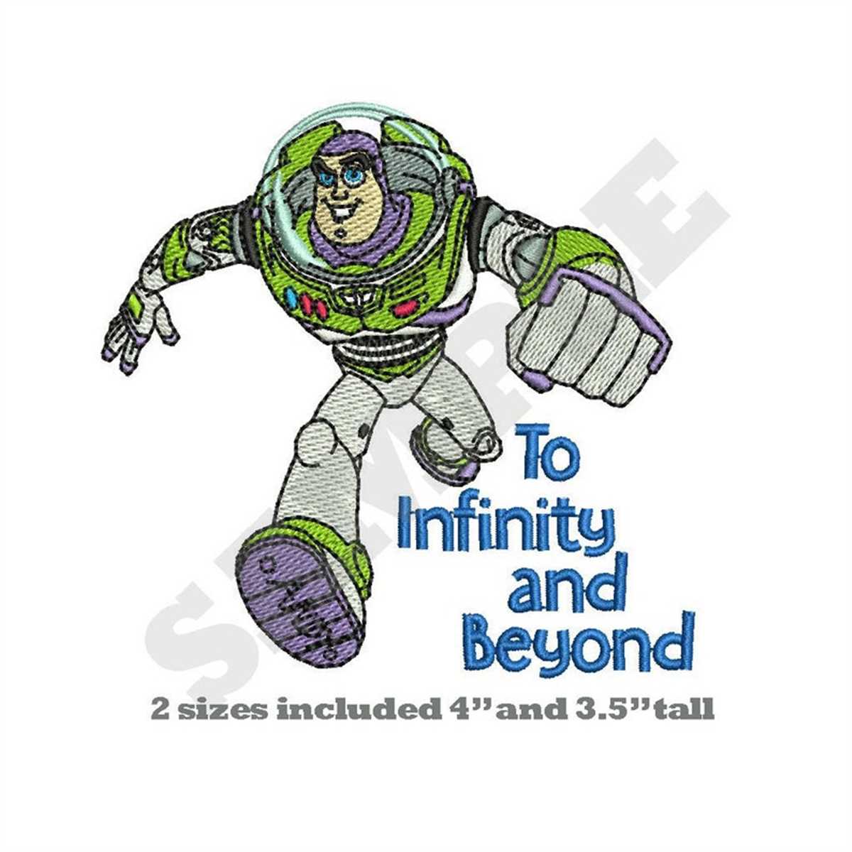 Infinity and Beyond Machine Embroidery Design | Inspire Uplift