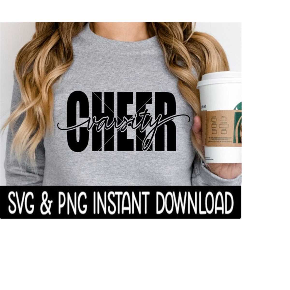 Varsity Cheer SVG, Cheerleader PNG, Tote Bag SvG, Cheer Lead | Inspire ...