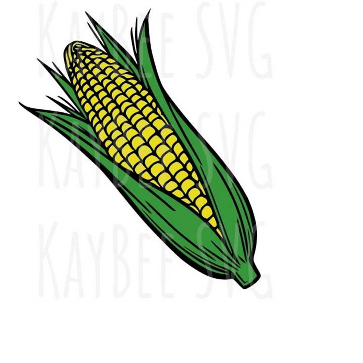 Corn on the Cob SVG PNG JPG Clipart Digital Cut File Downloa - Inspire ...