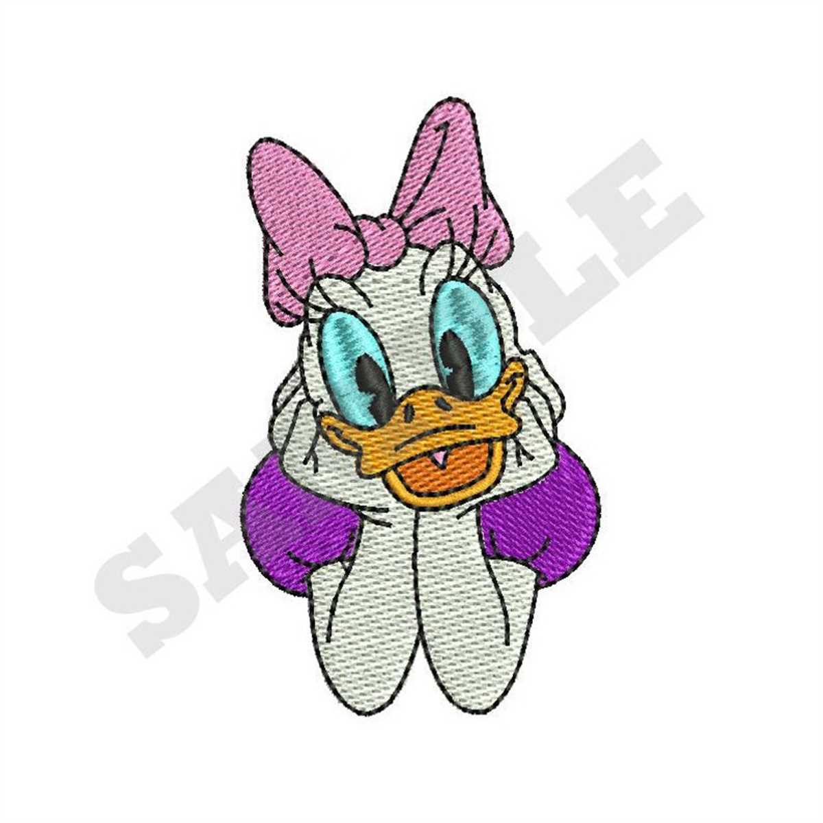 Daisy Duck Machine Embroidery Design | Inspire Uplift