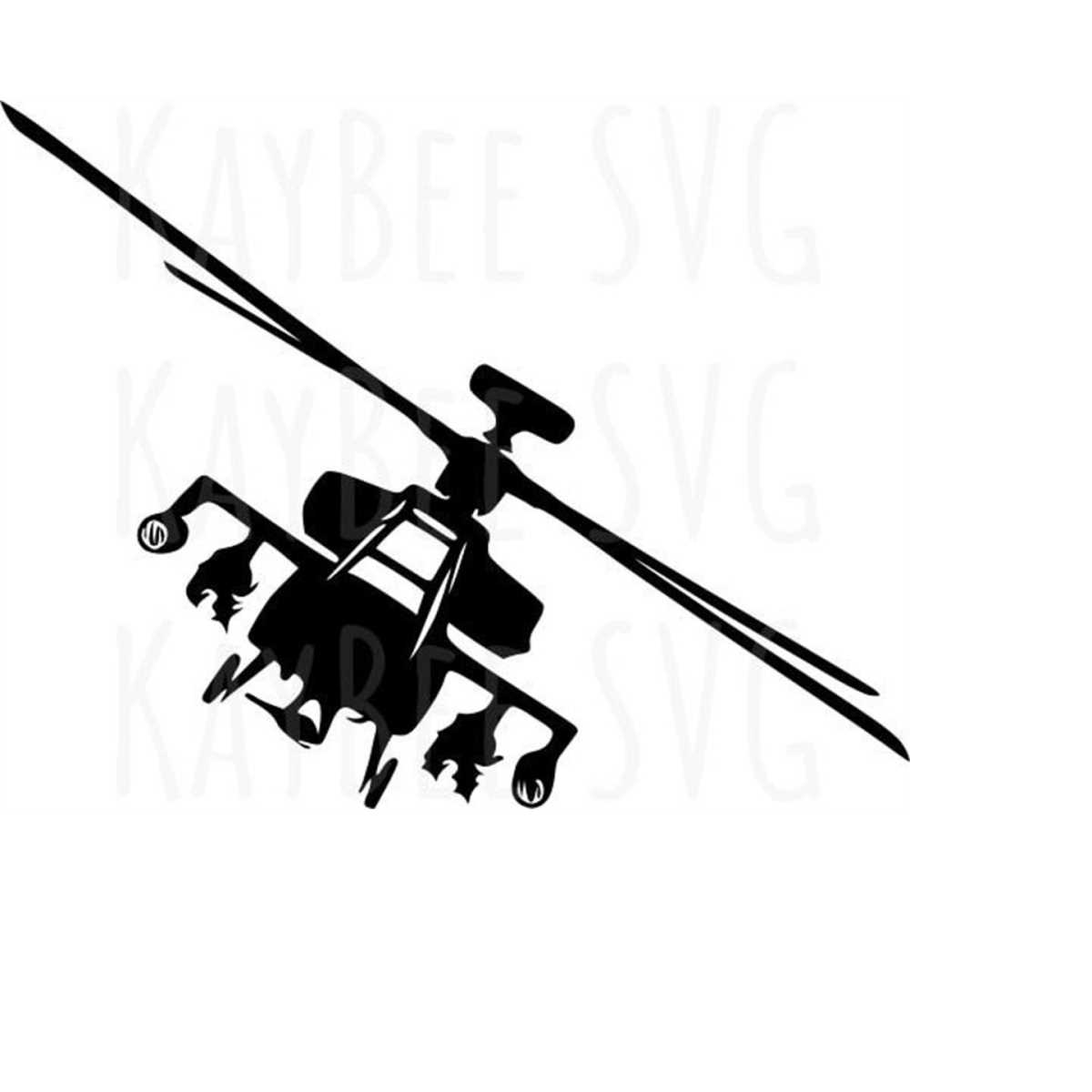 U.S. Military Helicopter SVG PNG JPG Clipart Digital Cut Fil - Inspire ...