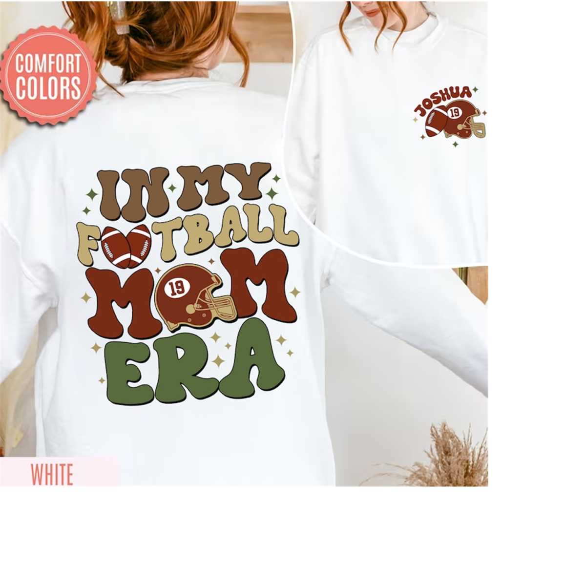 In My Football Mom Era Custom Png, Football Game Season, Cus | Inspire ...