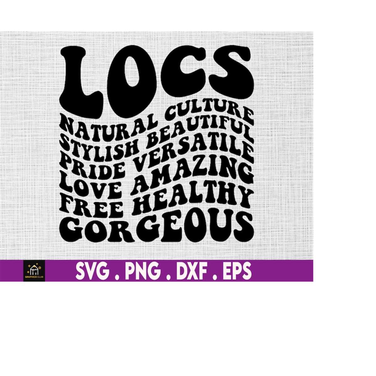 Loc natural culture svg, natural hair svg, loc vibes svg, bl - Inspire ...