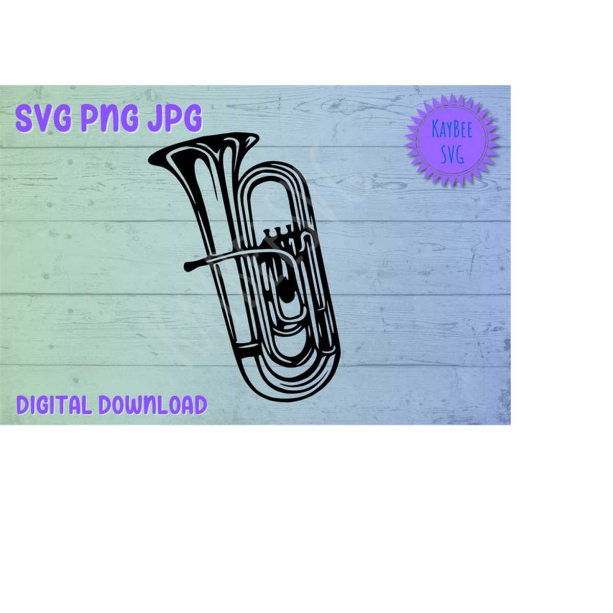 Tuba SVG PNG JPG Clipart Digital Cut File Download for Cricu - Inspire ...