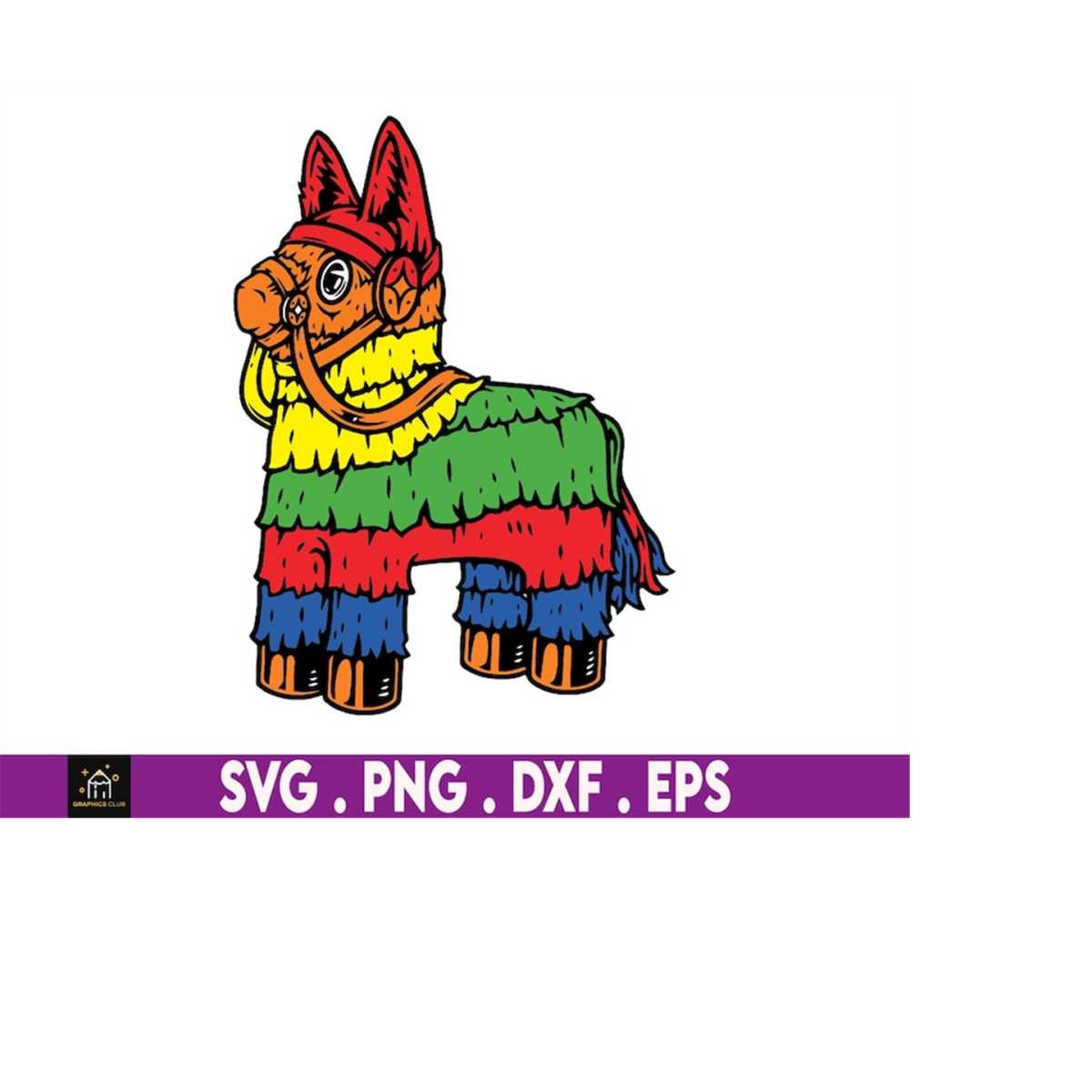 Pinata svg, Cinco De Mayo svg, Sombrero svg, Instant Digital - Inspire ...