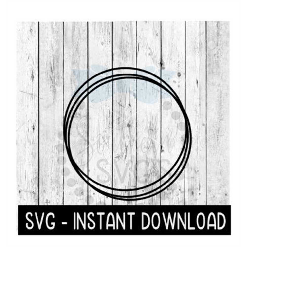Layered Stacked Circle Frame SVG, Circle Frame SVG Files, In | Inspire ...