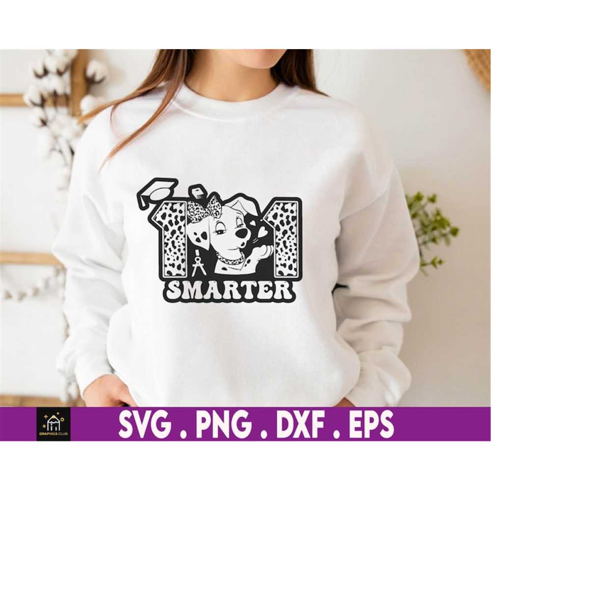 101 Days Of School Dalmatian Dog Svg, 101 Days Smarter Svg, | Inspire ...