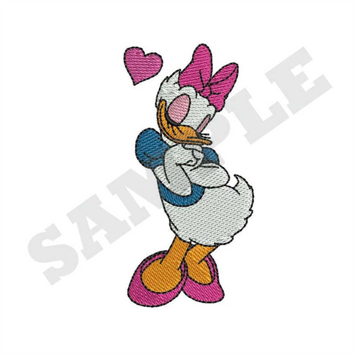 Daisy Duck Machine Embroidery Design | Inspire Uplift