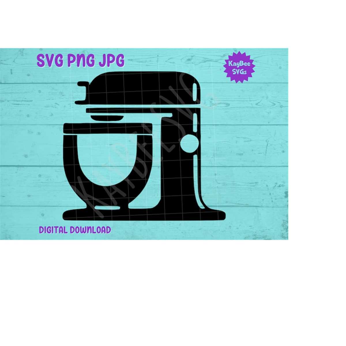 Kitchen Stand Mixer SVG PNG JPG Clipart Digital Cut File Dow - Inspire ...