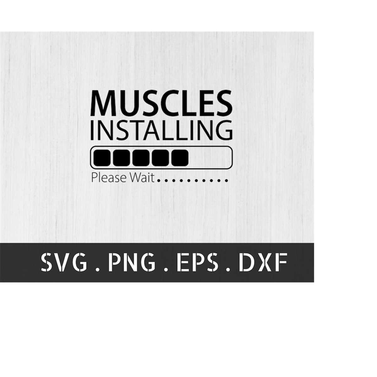 Muscles Installing SVG, muscles svg, strong man svg, skinny - Inspire ...