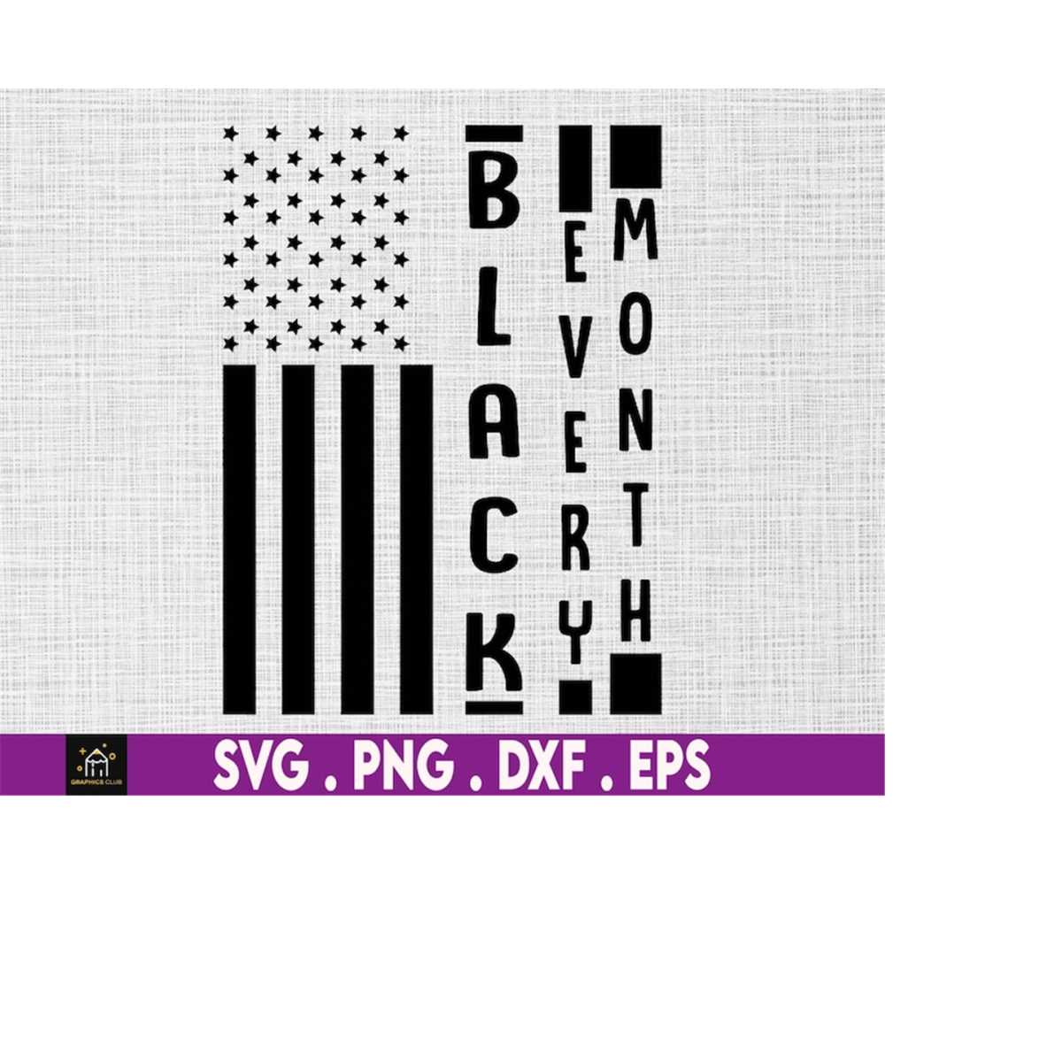 Black Every Month Svg, Black Pride Svg, Black History Month - Inspire ...