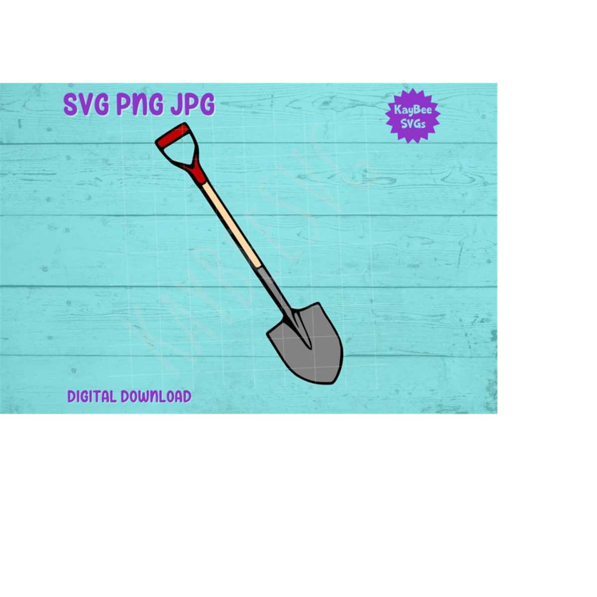 Shovel SVG PNG JPG Clipart Digital Cut File Download for Cri | Inspire ...
