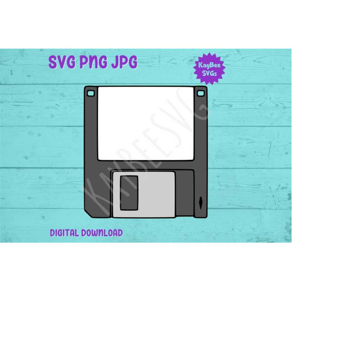 Floppy Disk SVG PNG Jpg Clipart Digital Cut File Download fo | Inspire ...